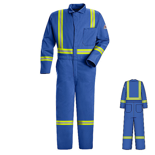 Bulwark Flame Resistant Classic Coverall with Reflective Trim - FLAME ...